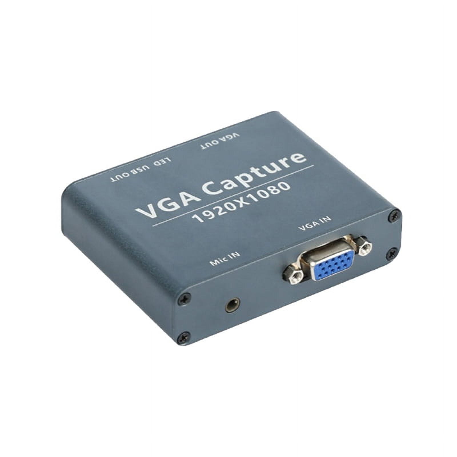 VGA to USB Capture 1080P Audio and Video Capture VGA Input and USB ...