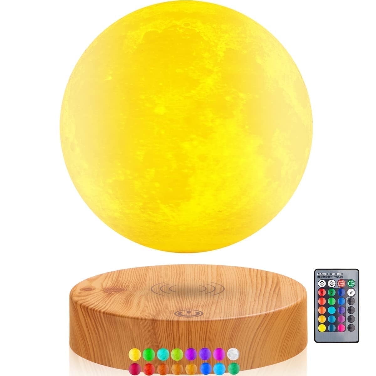 Free Shipping! VGAzer Levitating Moon Lamp 5.9 Inch 16 Colors Moon Lamp ...