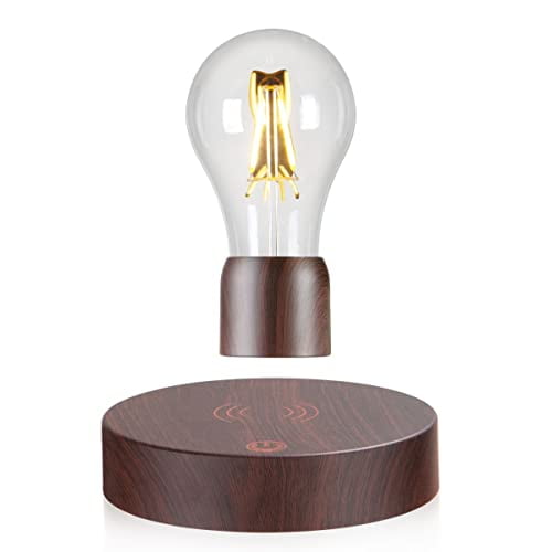 VGAzer Levitating Table Lamp with Wireless Floating Light Bulb 360 ...