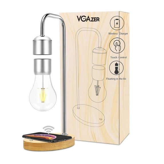 VGAzer Magnetic Levitating Floating LED Light Bulb with Wireless ...