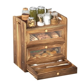 Shop Stylish Large Corner Bread Boxes for Kitchen Countertops
