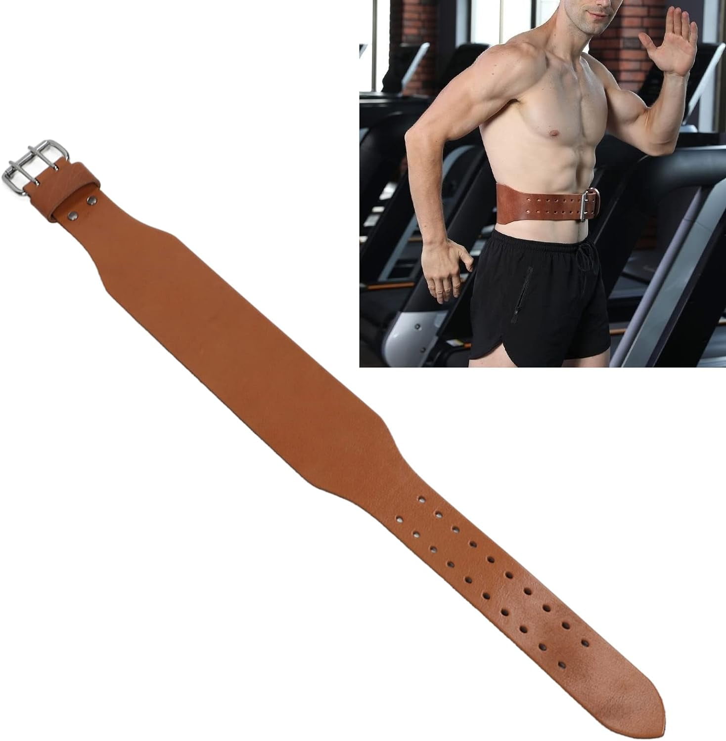 VGEBY Weightlifting Belt, Flexible Adjustable Tear Double Prong ...