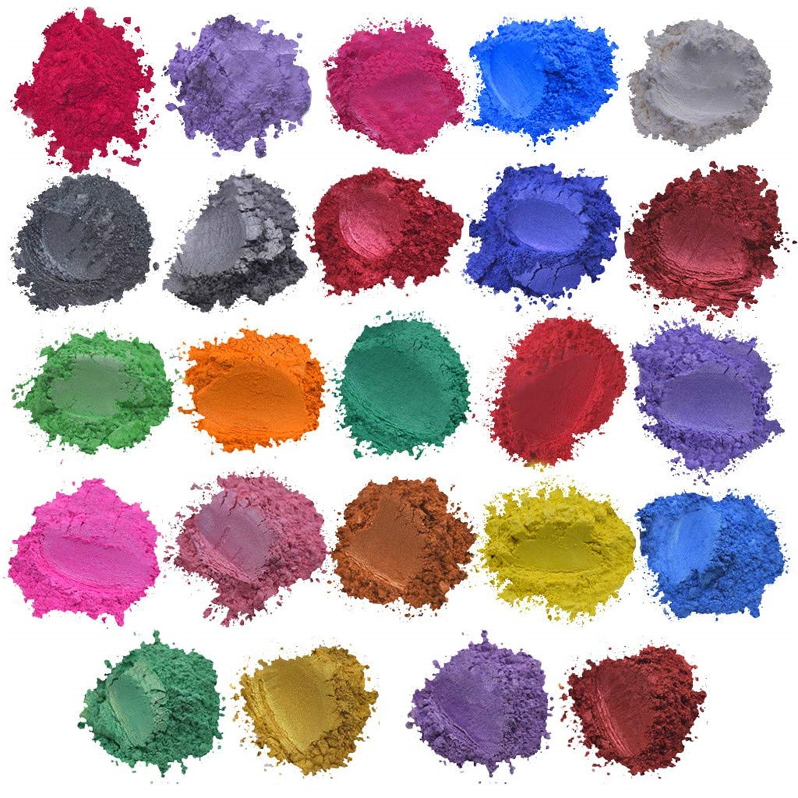 VGFVFSKGA 24 Kinds Of Metallic Epoxy Color X5 Grams Soap Color Set ...