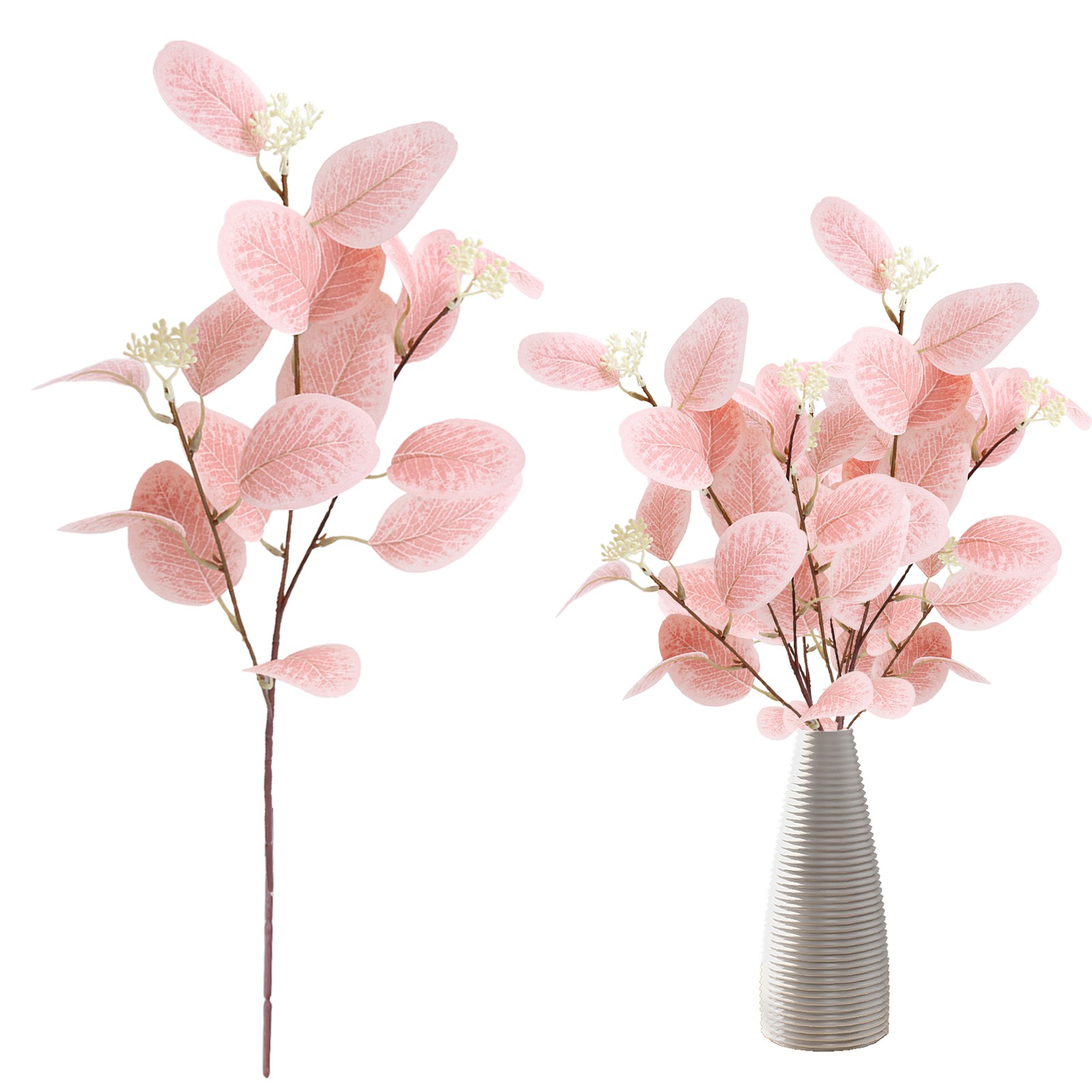 VGFVFSKGA Fall Eucalyptus Leaves, Artificial Eucalyptus Stems, Autumn ...
