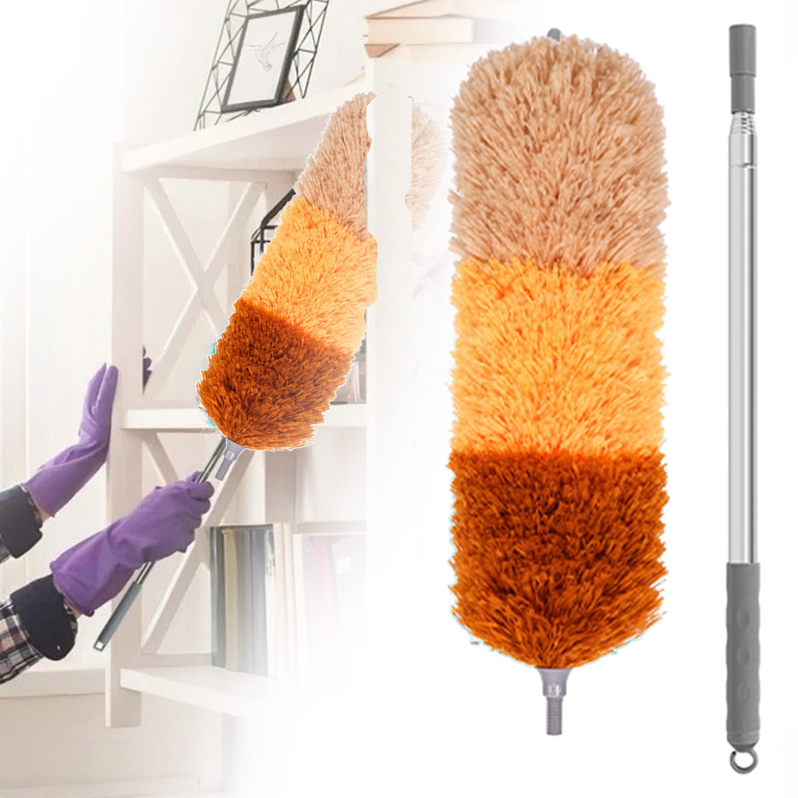 VGFVFSKGA Feather Duster, Ceiling Fan Cleaner Duster, Telescopic Dust ...