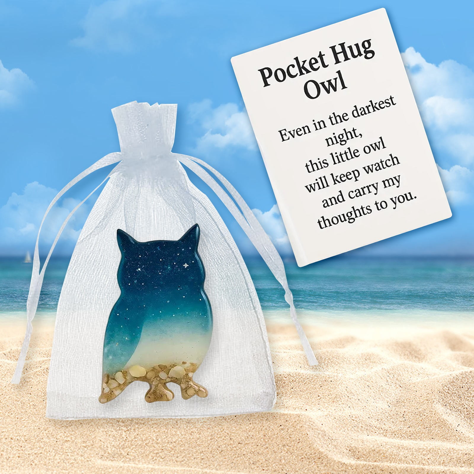 VGFVFSKGA Pocket Hug Token, Acrylic Pocket Hug, 3.5 Inch Handmade Resin ...