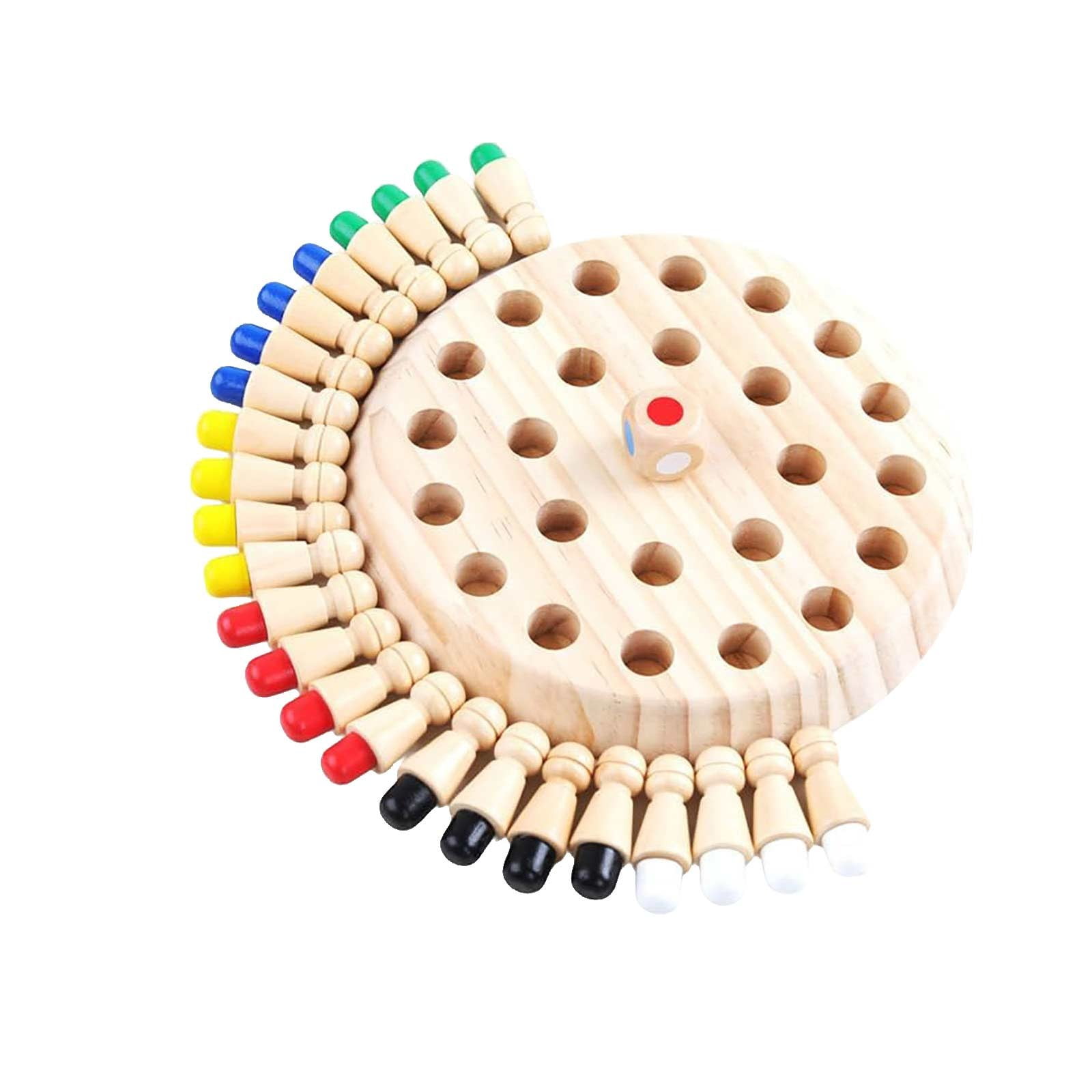 VGFVFSKGA Wooden Memory Stick Chess 2024 New Family Board Matching ...