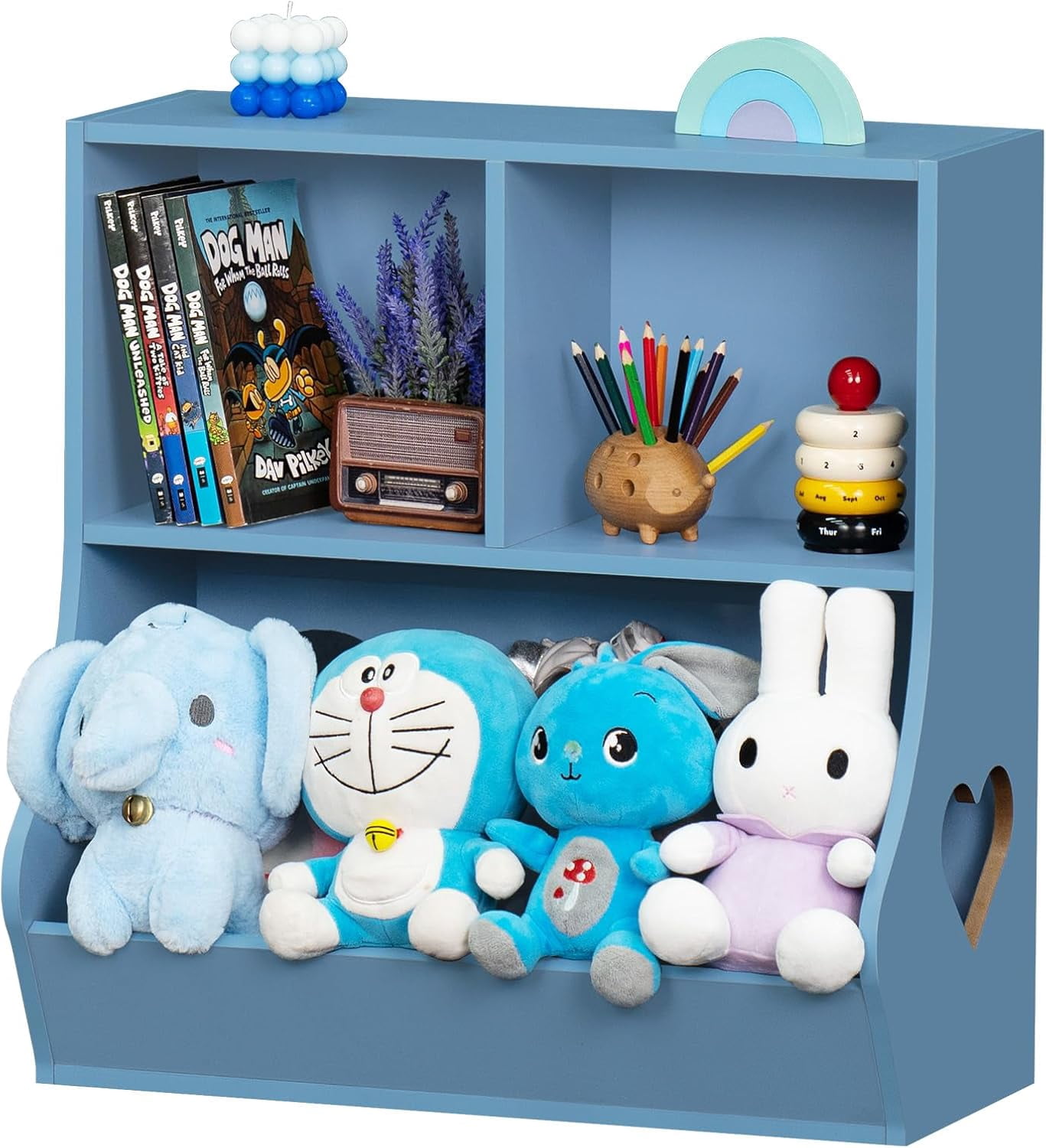 VGIVBUONJ Kids Storage Organizer 3 Tier Children Bookcase and Bookshelf ...