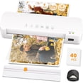 VGN Laminator Machine, 9 Inch Laminators with 40 Laminating Sheets, 2 ...