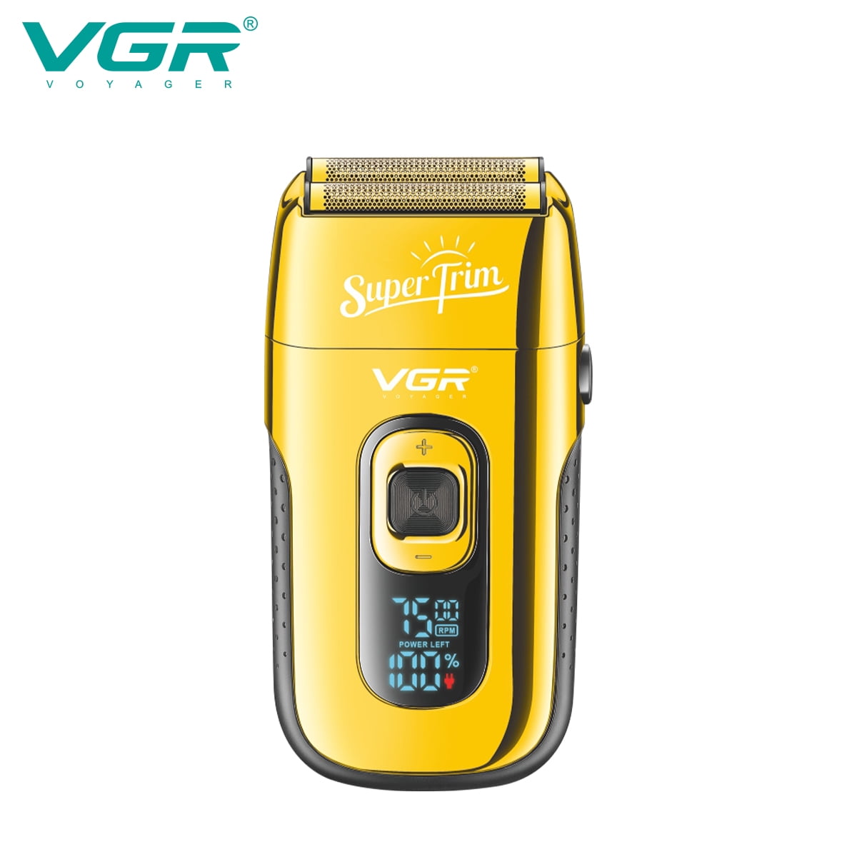 VGR V-332 Professional Metal Electric Beard Razor Trimmer Rechargeable Cordless Metal Twin Blade ...