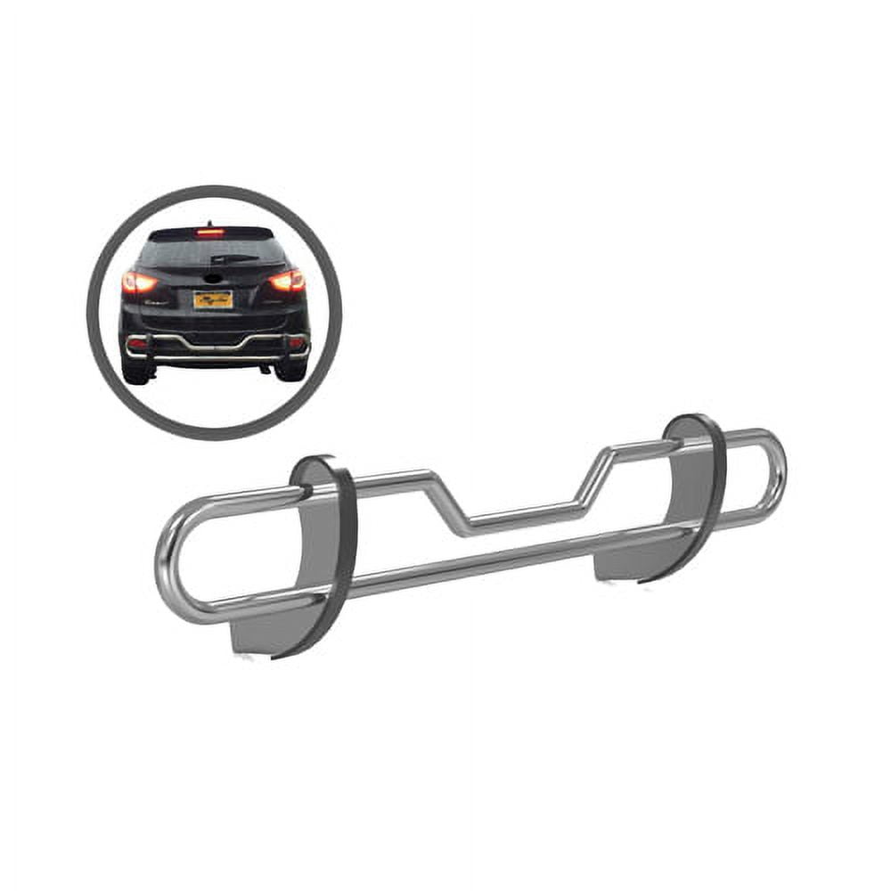 VGRBG-1048SS Stainless Steel Double Tube Style Rear Bumper Guard ...