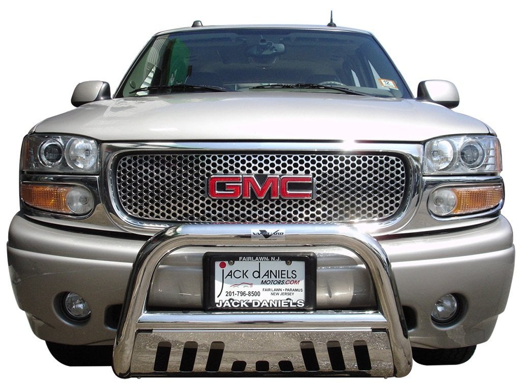 VGUBG-0950SS 3 inch Stainless Steel Bull Bar with Skid Plate - Walmart.com