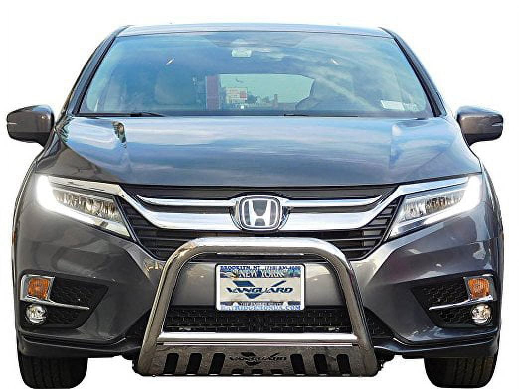 VGUBG-1255SS 3 inch Stainless Steel Bull Bar with Skid Plate - Walmart.com