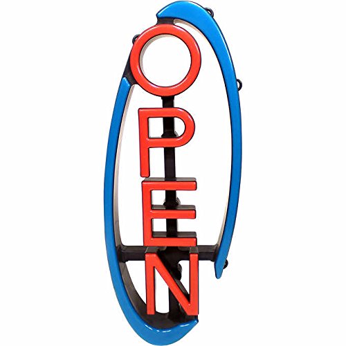 VH-01-RL LED Open Sign,22-1/2" L,Plastic, Red, Blue, (SLM1AL) - Walmart.com