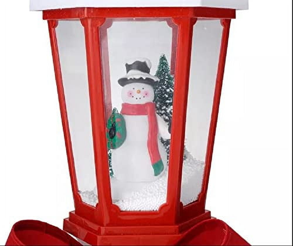 VH&G 56 Inch Tall - Snowfall Lamp Post with LED Lights, Music and ...