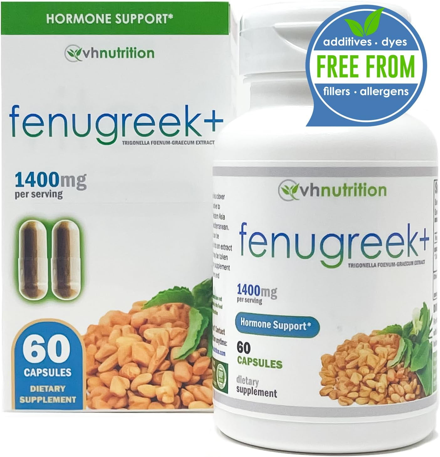 VH Nutrition Fenugreek 1400mg | Fenugreek Capsules Nepal | Ubuy