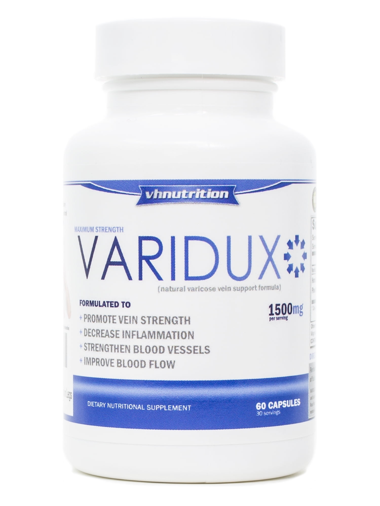 VH Nutrition Varicose Vein Support Supplement 1500mg - Varicose ...