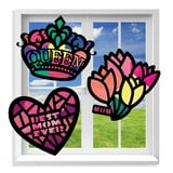 VHALE Suncatcher Kit, Stained Glass Paper Suncatchers Window Art ...