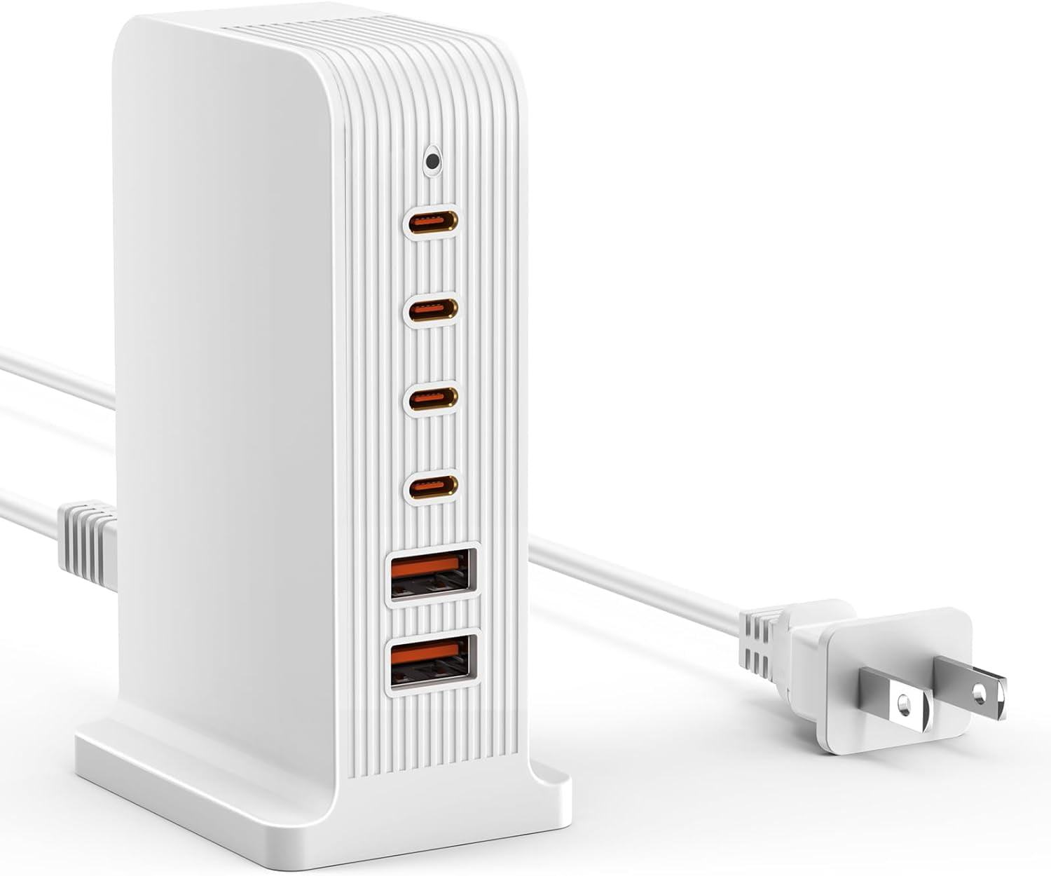 VHBW, USB C Charger, 6 Port Block, 55W USB Tower Charging Station ...