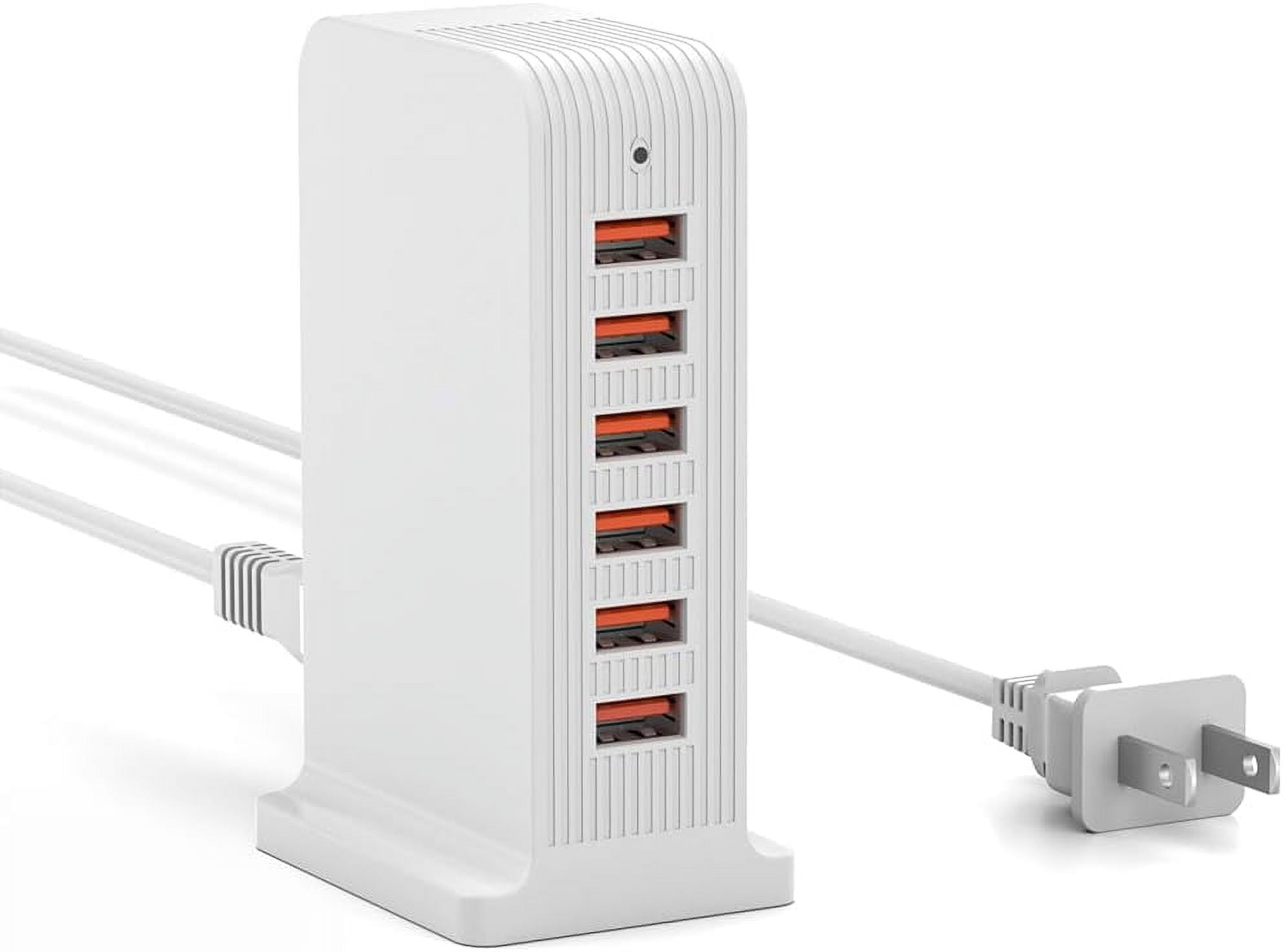 VHBW Power Tower, 6-Port USB Charger, 50W Desktop Charging Station ...