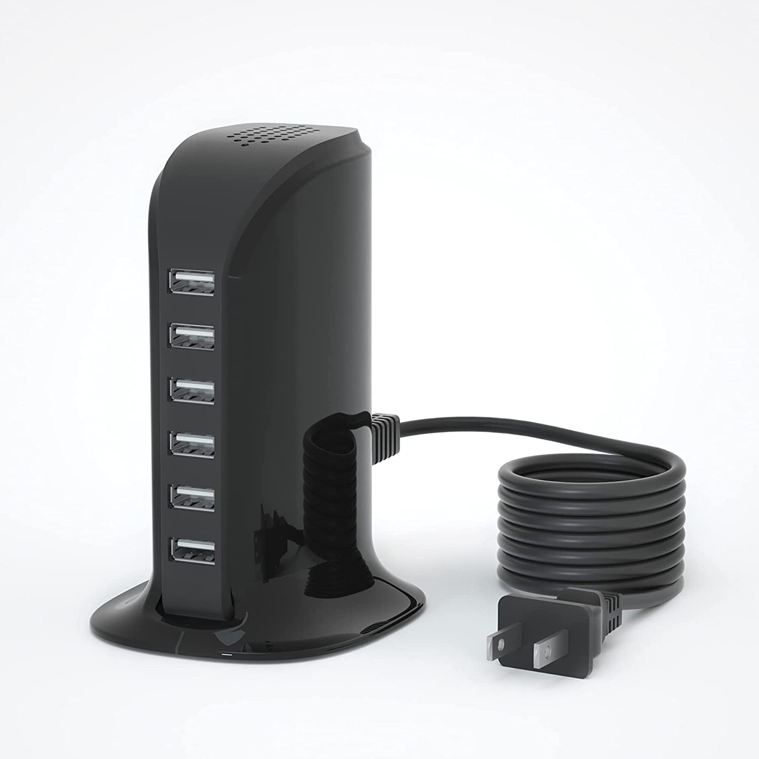 VHBW USB Tower 50W Charging Station, 6 USB Ports Charger Electric ...