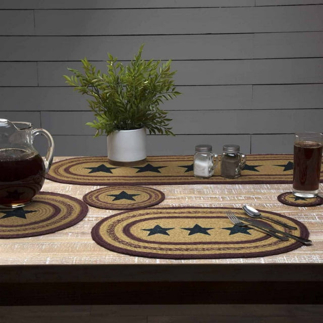 VHC Brands Americana Primitive Tabletop & Kitchen-Potomac Tan Stencil ...