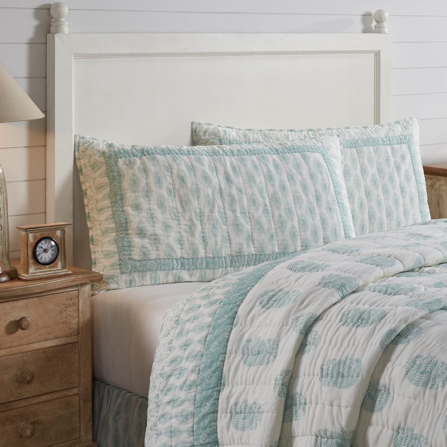 VHC Brands Avani Boho Farmhouse Bedroom Decor, King Sham 21x37, Paisley ...