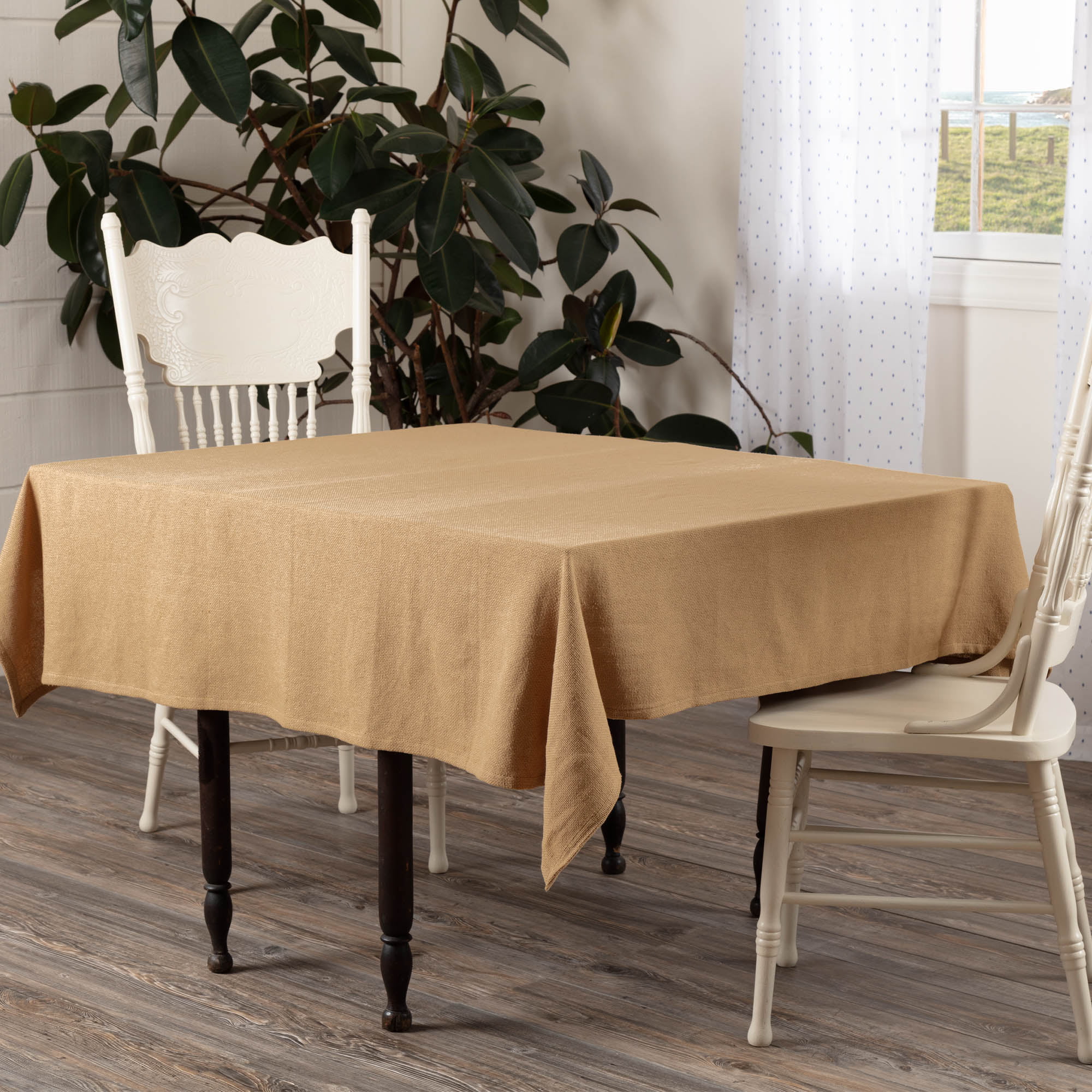 VHC Brands Carson Star Scalloped Tablecloth - Walmart.com