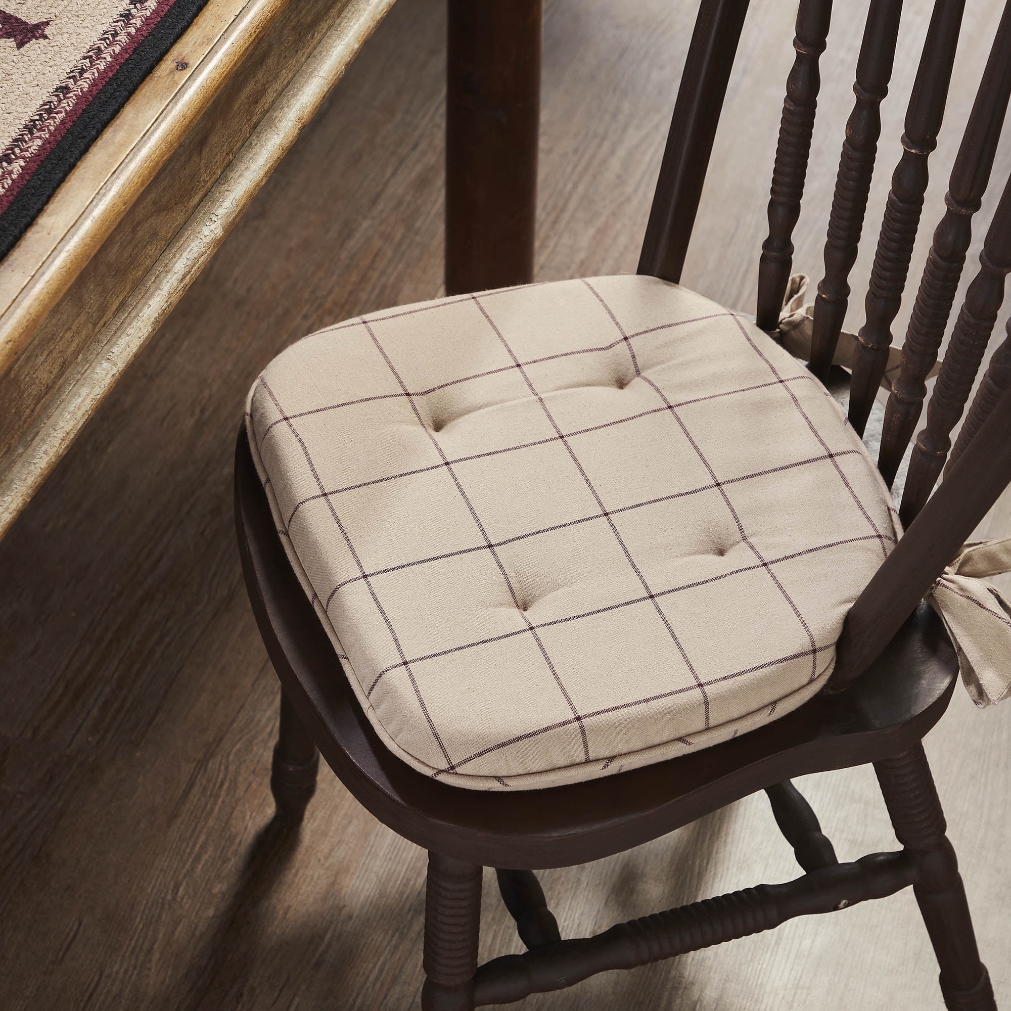 VHC Brands Chair Pad 16.5x18, Cotton Dining Room, Living Room Chair ...