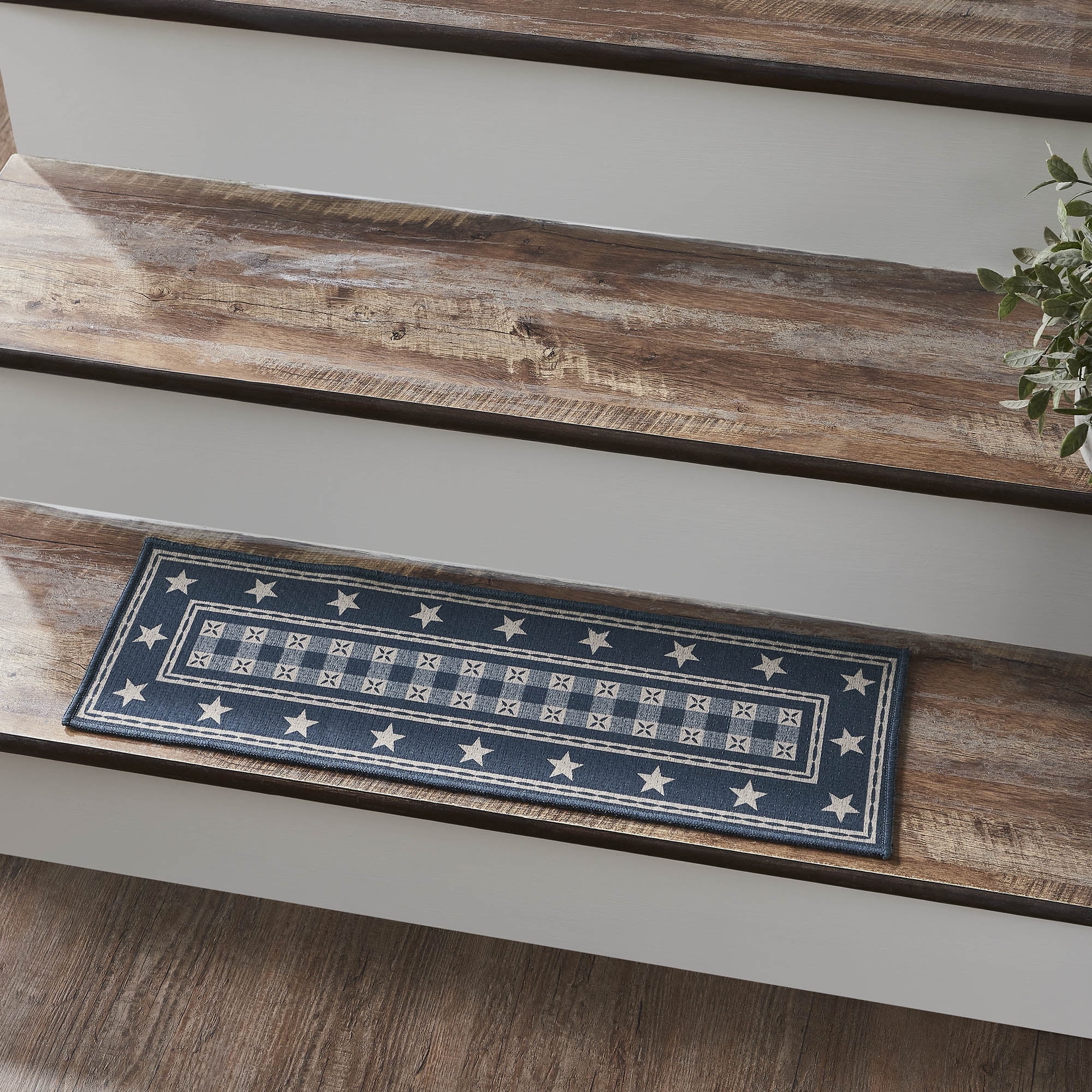 VHC Brands My Country Indoor/Outdoor Stair Tread Rect Latex 8.5x27 ...