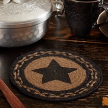 VHC Brands Country Primitive Tabletop Star Trivet, Red, 10" - Walmart.com