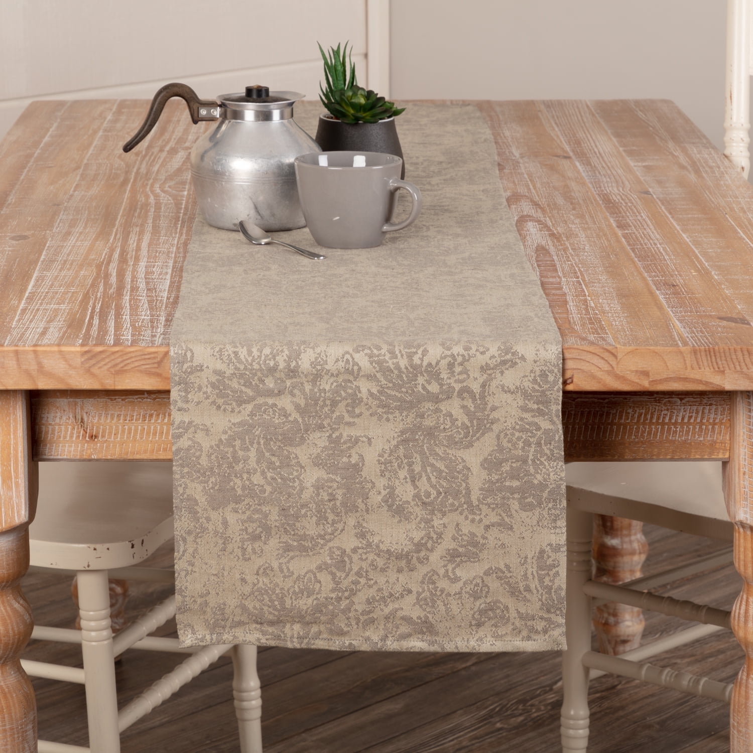 VHC Brands Rebecca Tan Farmhouse Vintage Dining Room Distressed Pattern ...