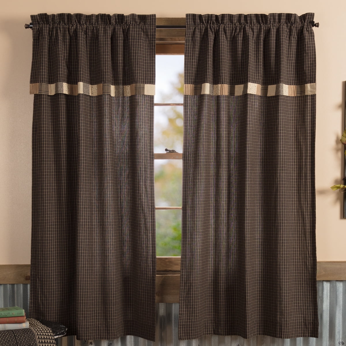 VHC Brands Kettle Grove, Cotton, 63x36, Short Panel with Attached ...