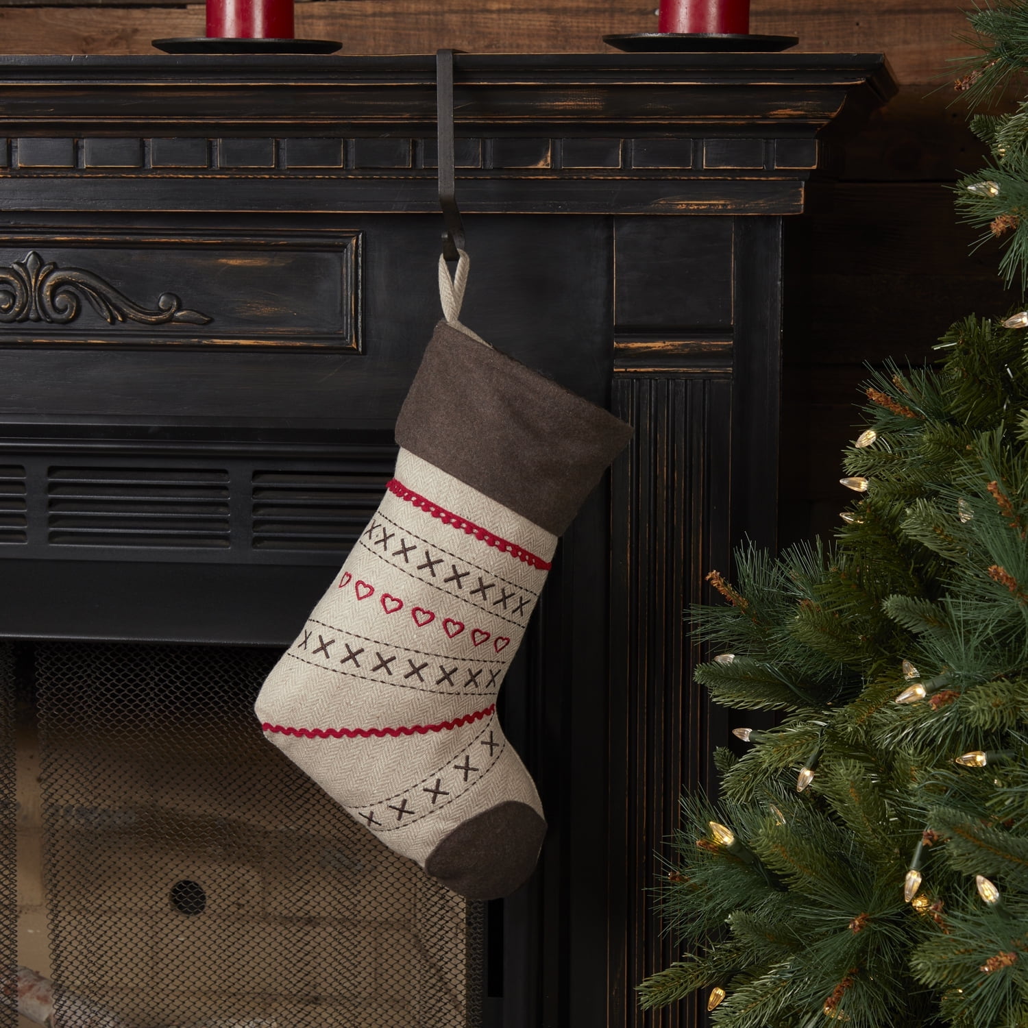 VHC Brands Merry Little Christmas Stocking 11x15 - Walmart.com