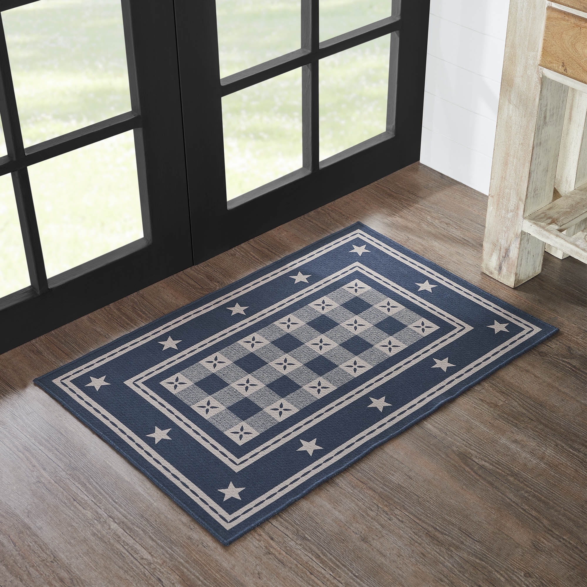 VHC Brands My Country Indoor Rug Rect 24x36, Polyester Area Rug, Accent ...