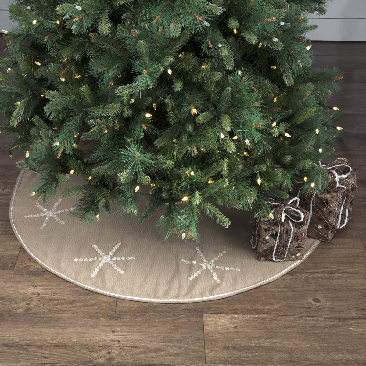 Pearlescent Tree Skirt 48 - Walmart.com