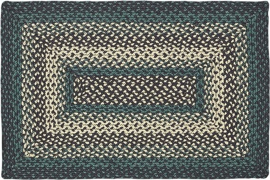 VHC Brands Pine Grove, Braided Jute Rug, Non-Skid Pad, Door Mat ...