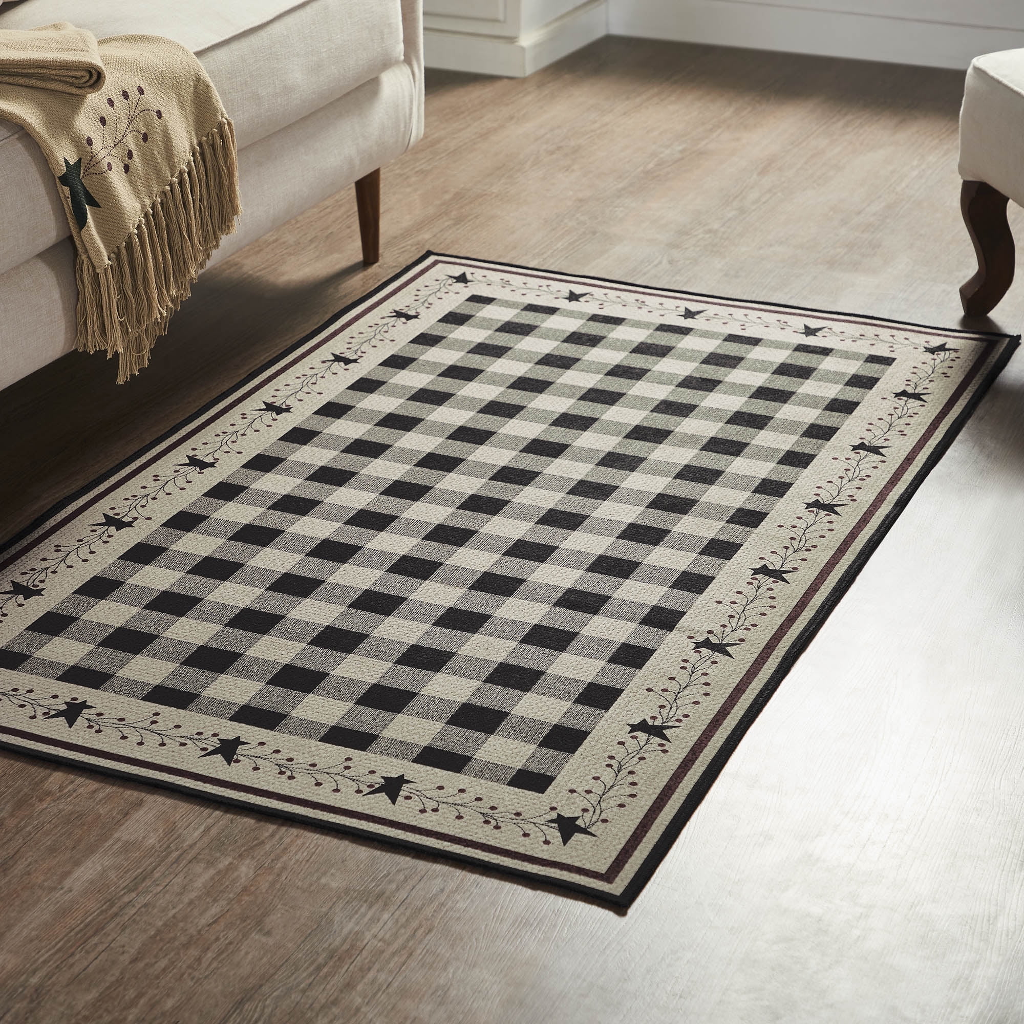 VHC Brands Pip Vinestar Indoor Rug Rect 36x60, Polyester Area Rug ...