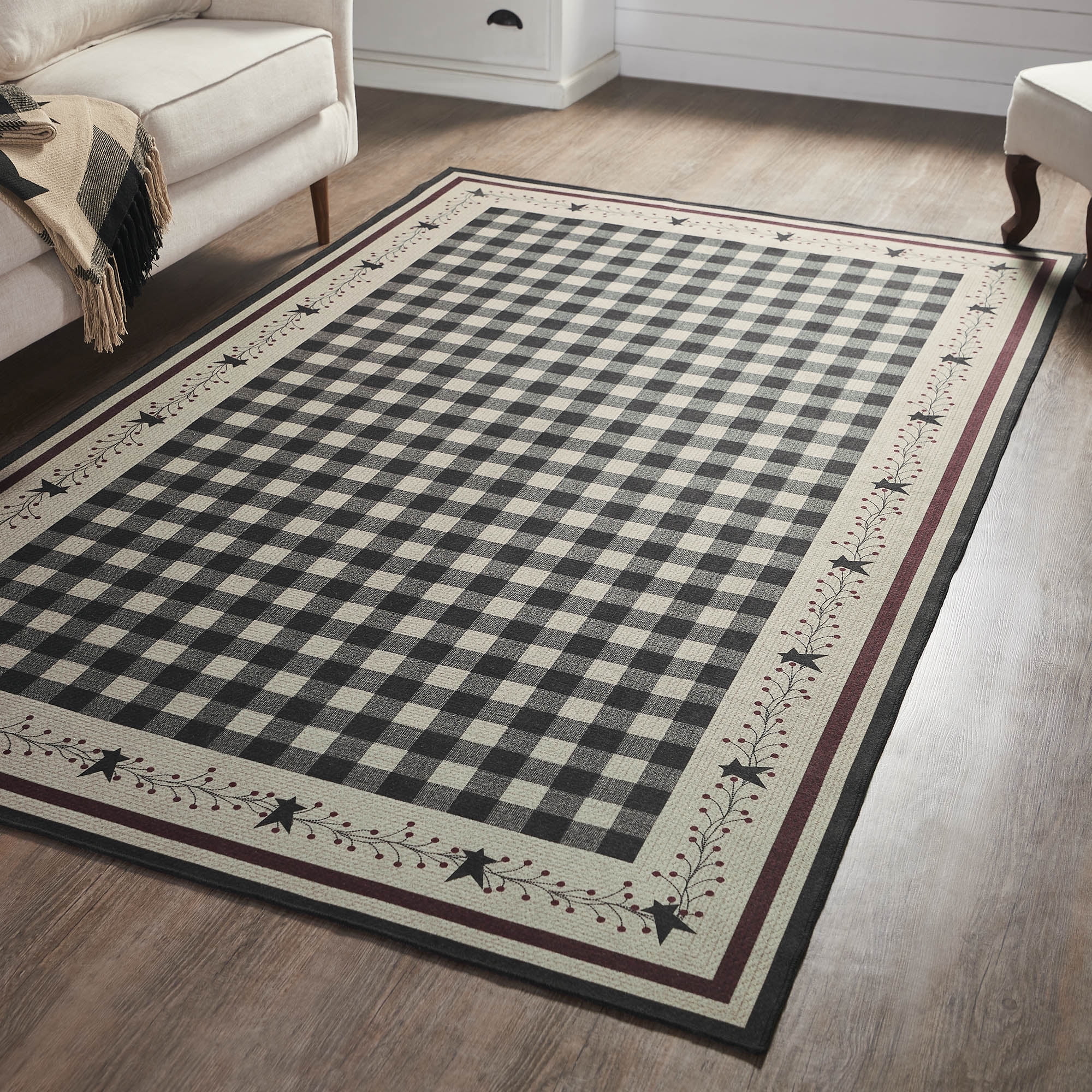 VHC Brands Pip Vinestar Indoor Rug Rect 60x96, Polyester Area Rug ...