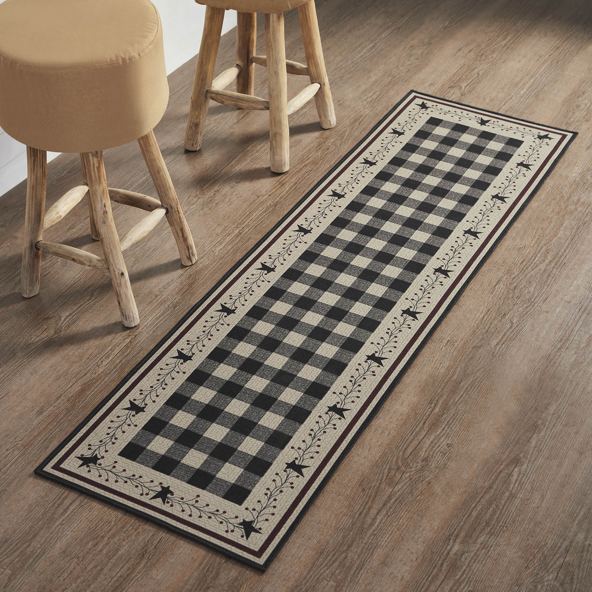 VHC Brands Pip Vinestar Indoor/Outdoor Rug/Runner Rect 22x78, Polyester ...