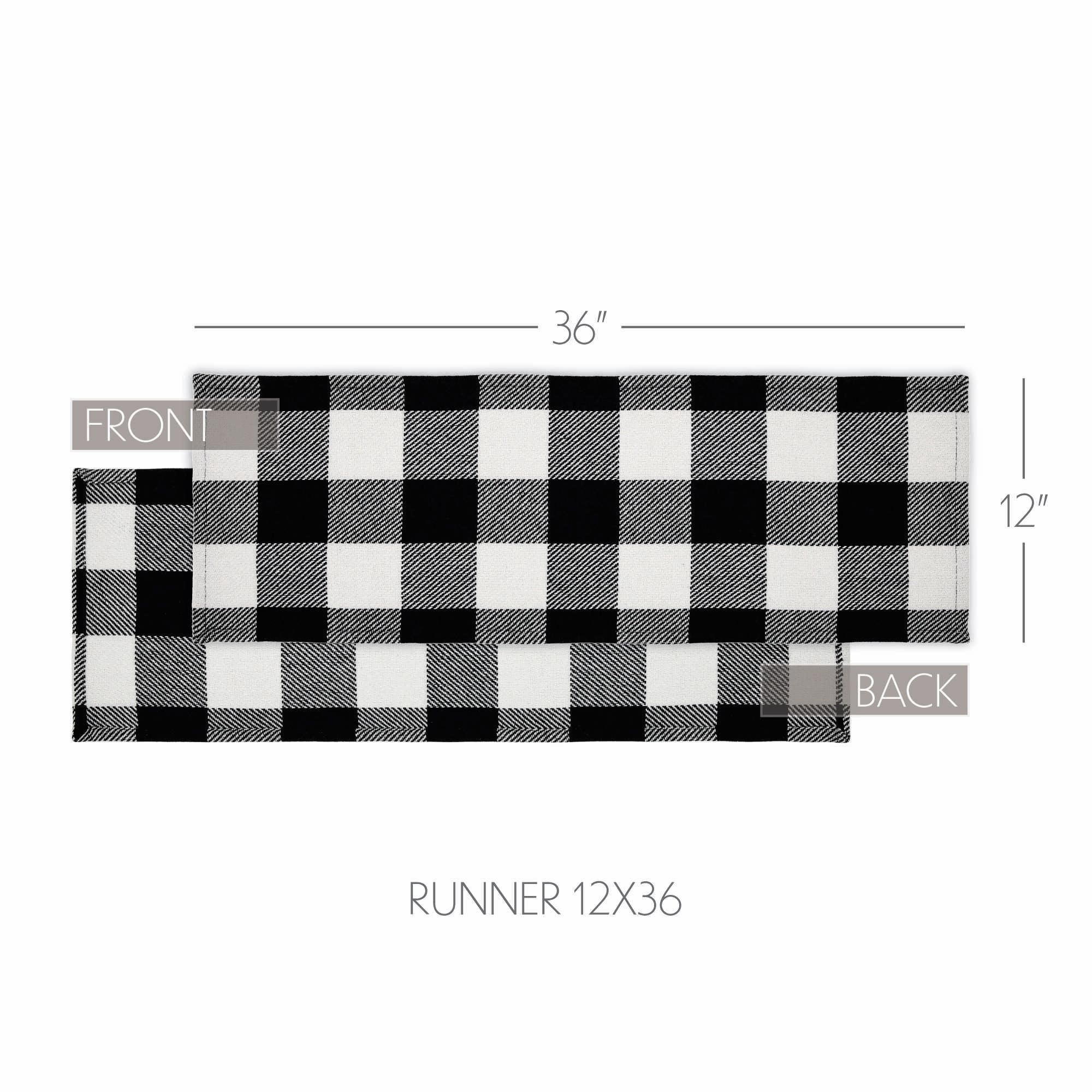 VHC Brands Runner 12x36, Cotton Dining Room, Kitchen Table Runner ...