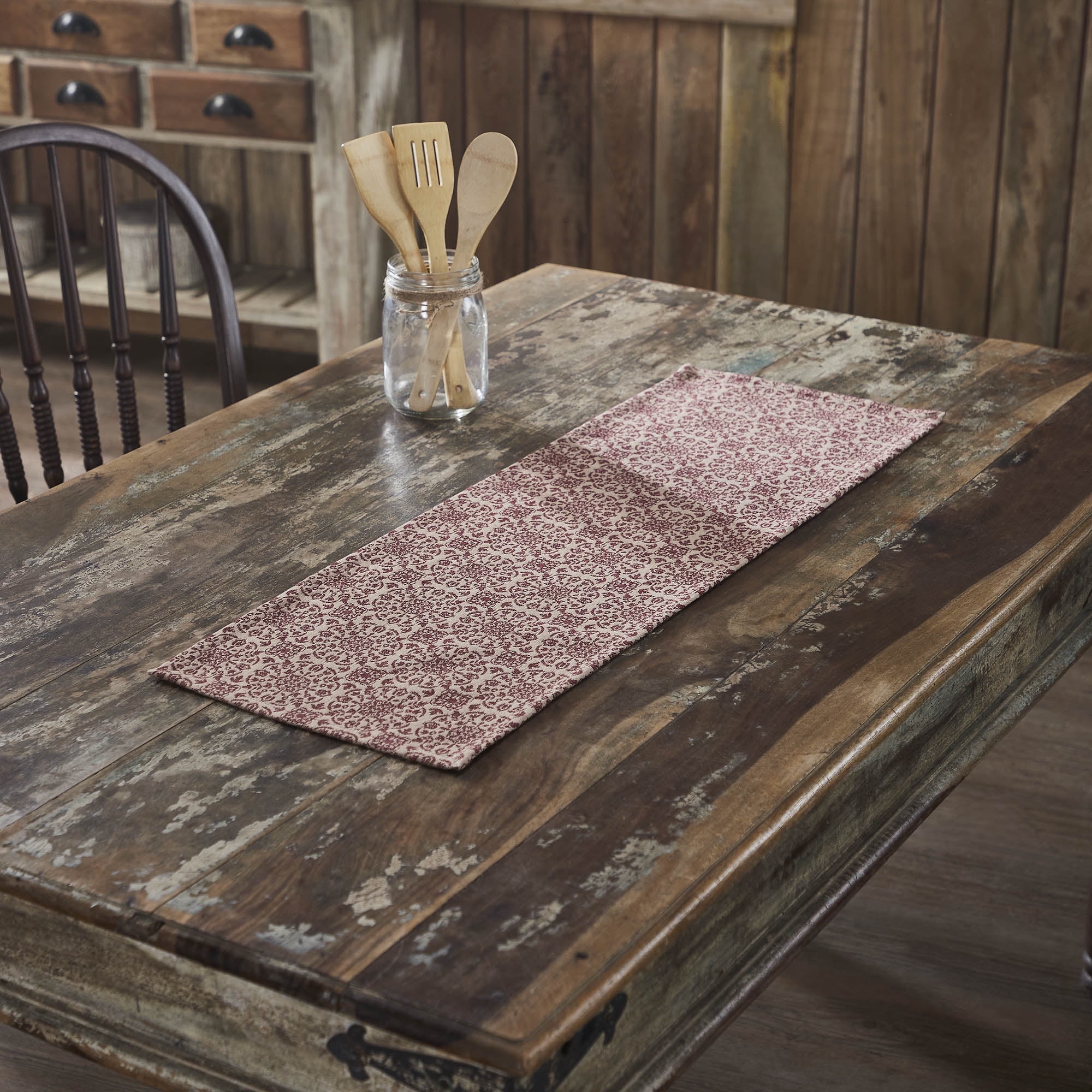 VHC Brands Runner 12x36, Cotton Dining Room, Kitchen Table Runner ...