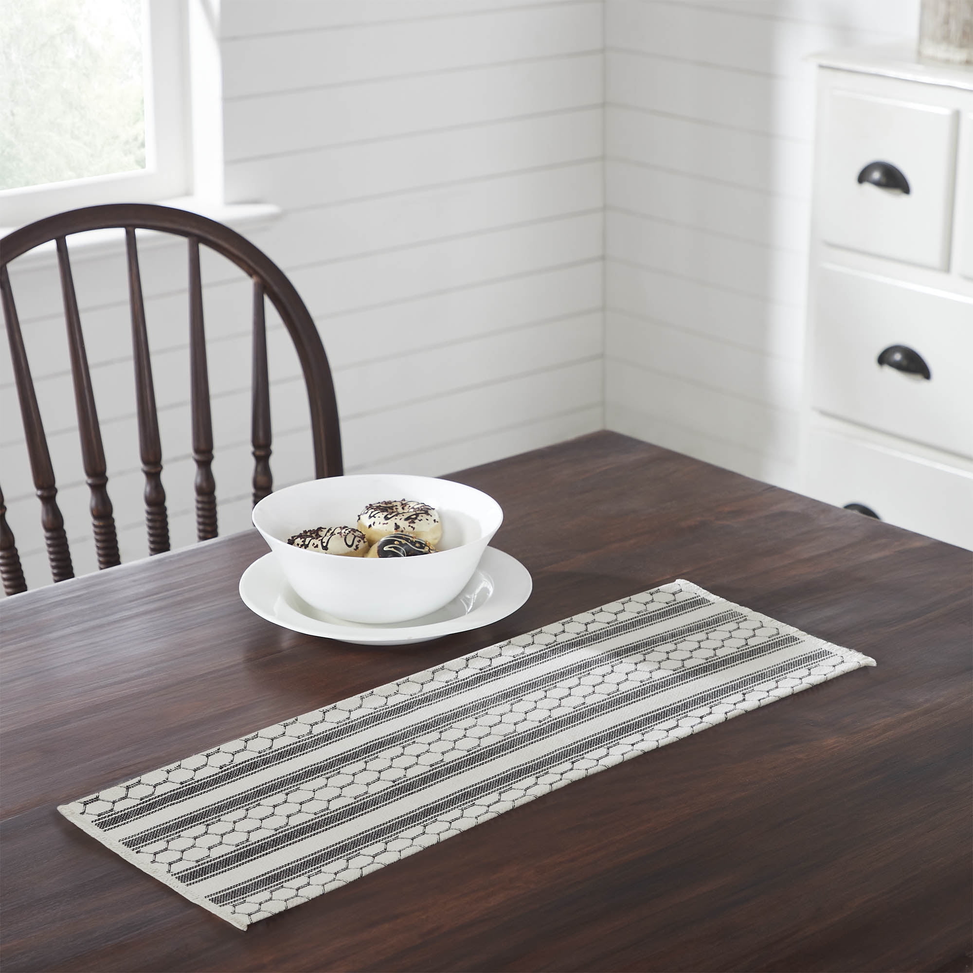 VHC Brands Runner 12x36, Cotton Dining Room, Kitchen Table Runner ...