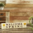 VHC Brands Welcome Spring Wooden Sign 3x14, Easter / Spring Decor ...
