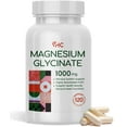 VHC Magnesium Glycinate 1000mg, 120 Capsules for Sleep, Stress, Bone ...