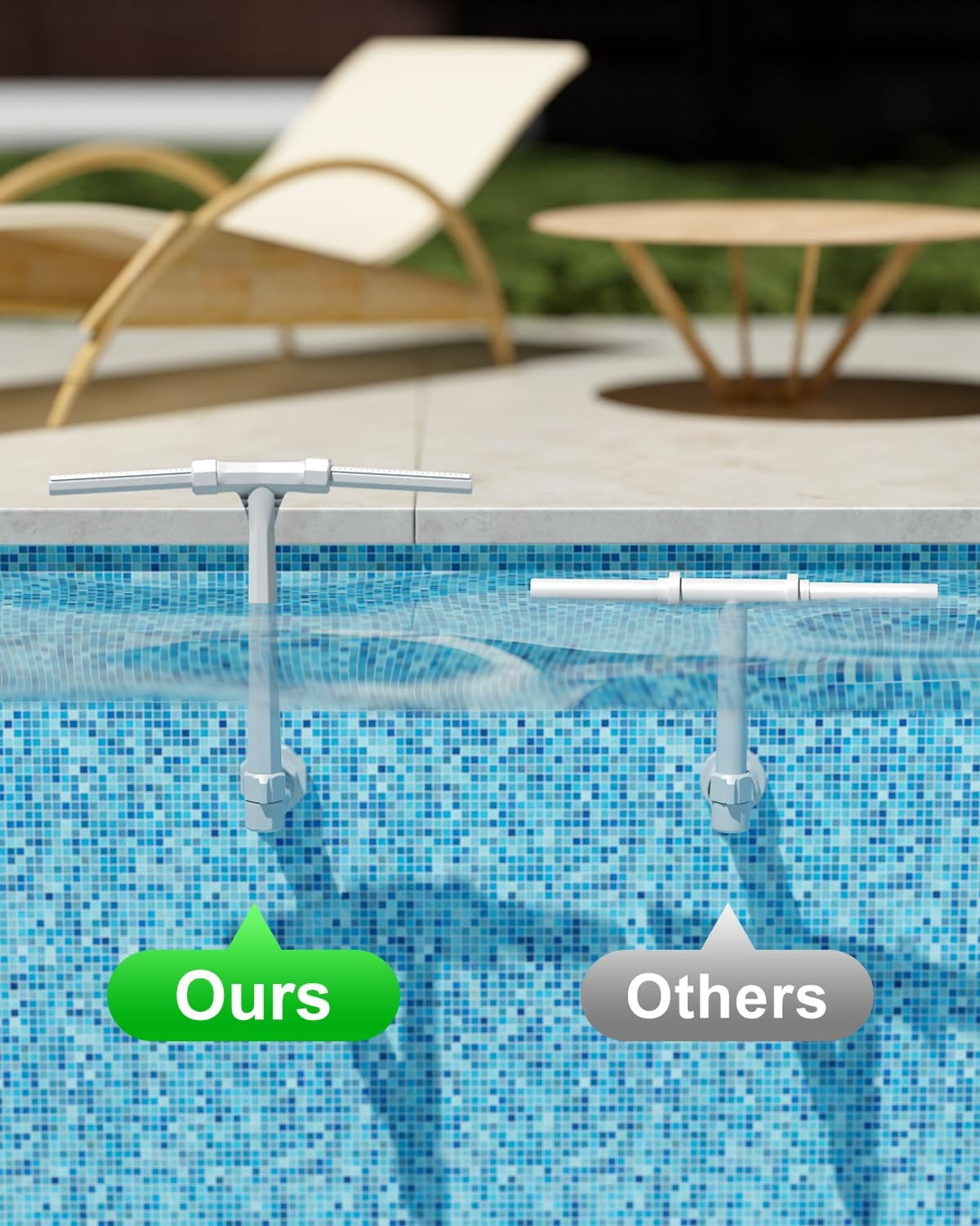 VHKBPINPI Pool Fountain Above and Inground Pools Adjustable Pool ...