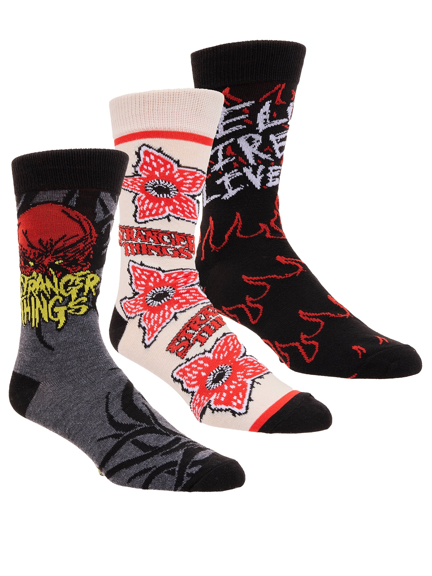 Netflix Stranger Things VHS Boxed Crew Sock Set - One Size - Walmart.com