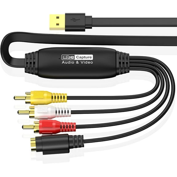 ELARA- Usb 2.0 Audio Video Vhs Vcr To Dvd Converter Capture Card ...