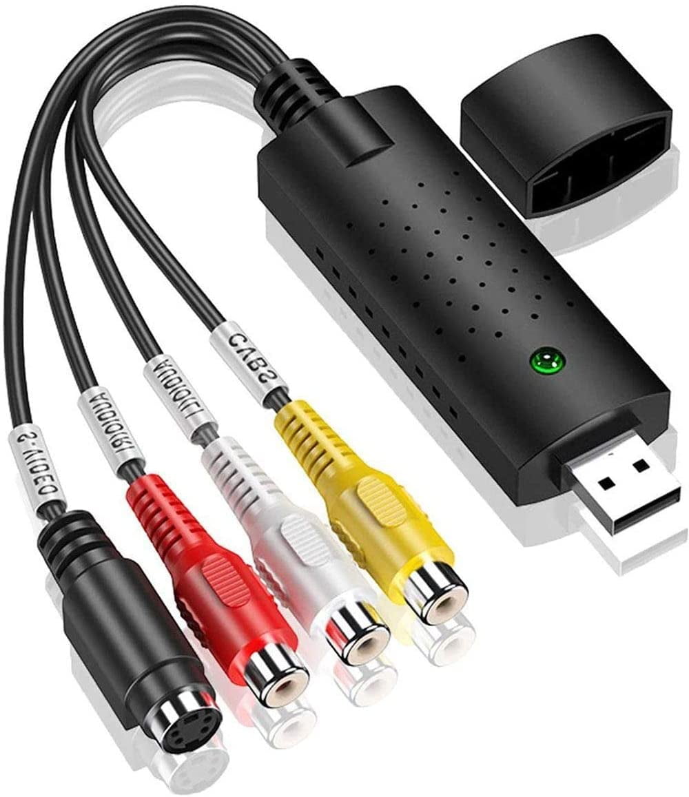 The VHS to Digital Converter USB 2.0 Video Converter Audio Capture Card ...