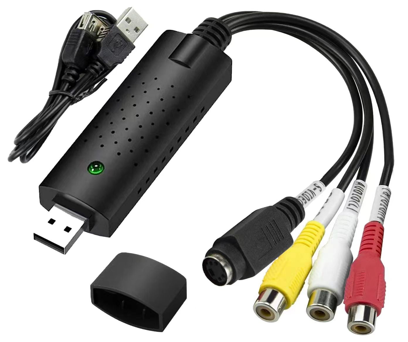 VHS to Digital Converter,Video Capture Card USB 2.0 Audio Video Capture ...